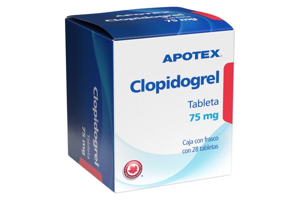 CLOPIDOGREL TAB. 75 MG CAJA C/28 – CLUB Farmaleal