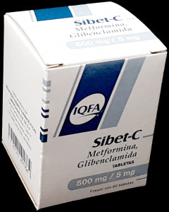 SIBET-C 60 TAB 500/5MG – CLUB Farmaleal