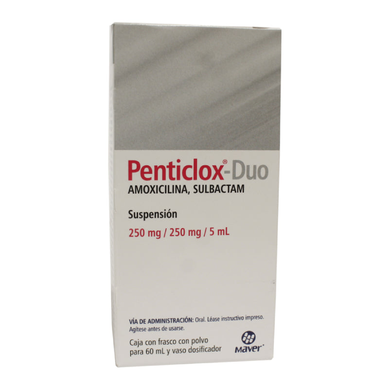 PENTICLOX-DUO SUSP. 250/250 MG. CAJA C/FCO. C/PVO. P/60 ML. – CLUB ...