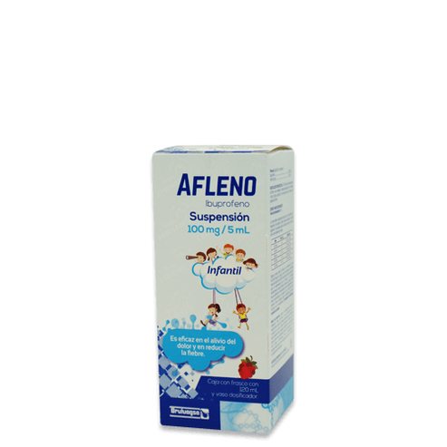 AFLENO SUSP. INF. 100 MG./5 ML. C/120 ML. – CLUB Farmaleal