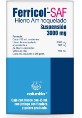 FERRICOL SAF 3000MG SUSP 45ML – CLUB Farmaleal