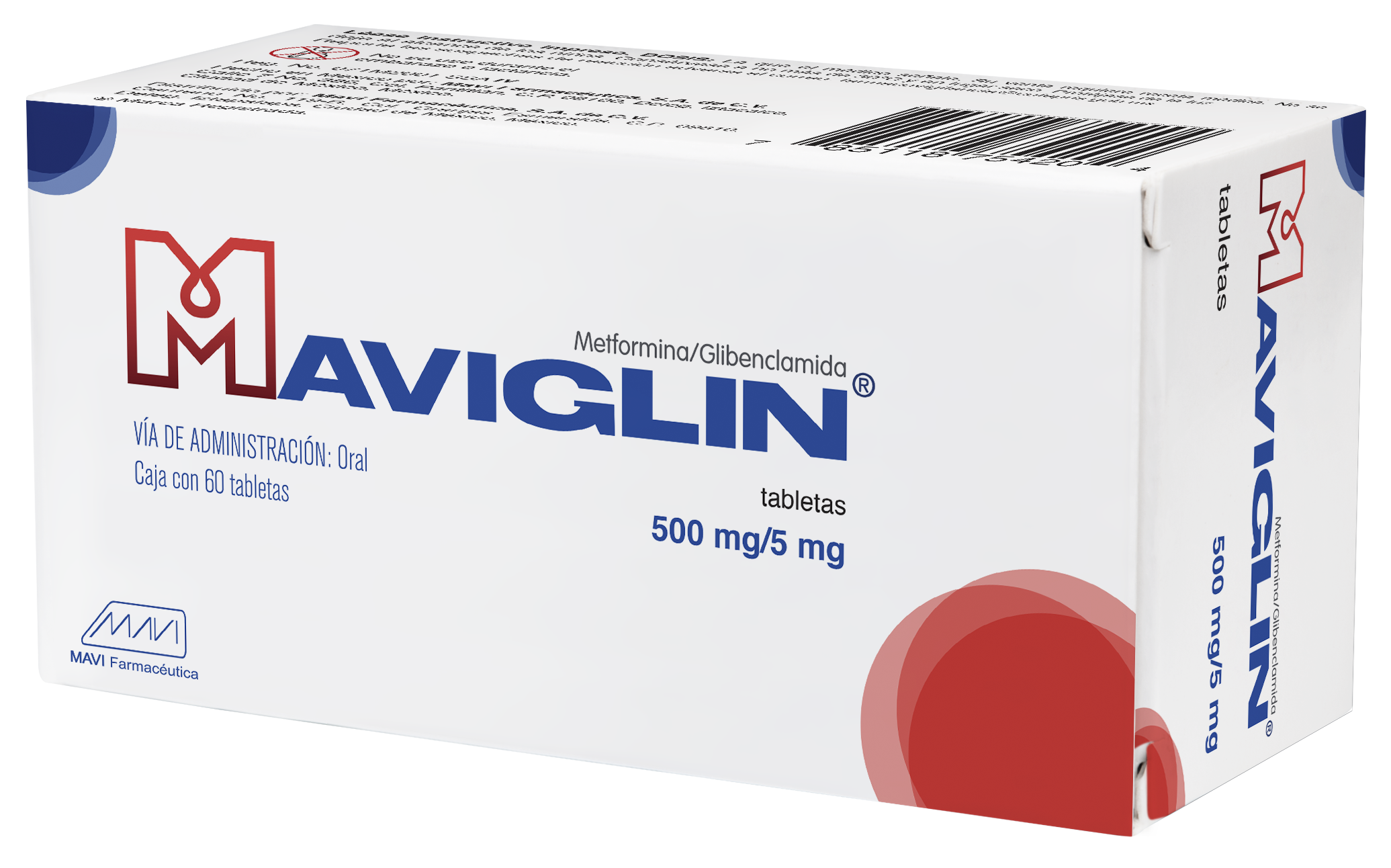 METFOR/GLIBEN 500/5MG 60TAB LGEN – CLUB Farmaleal