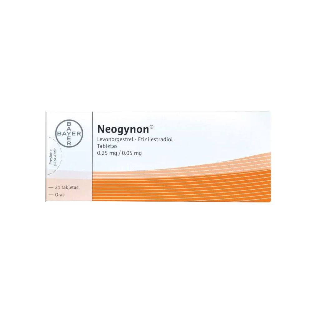 NEOGYNON 0.25/0.05MG 21 TAB – CLUB Farmaleal