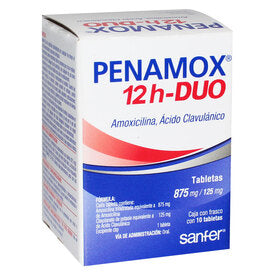PENAMOX 12H-DUO 875 MG 10 TAB – CLUB Farmaleal