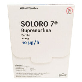 SOLORO 7 10MG 2 PARCHES – CLUB Farmaleal